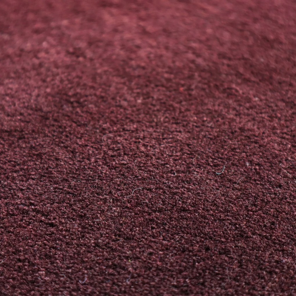 Asra, Ručně všívaný kusový koberec Asra wool tm. fialová, 120x170, fialová, ložnice