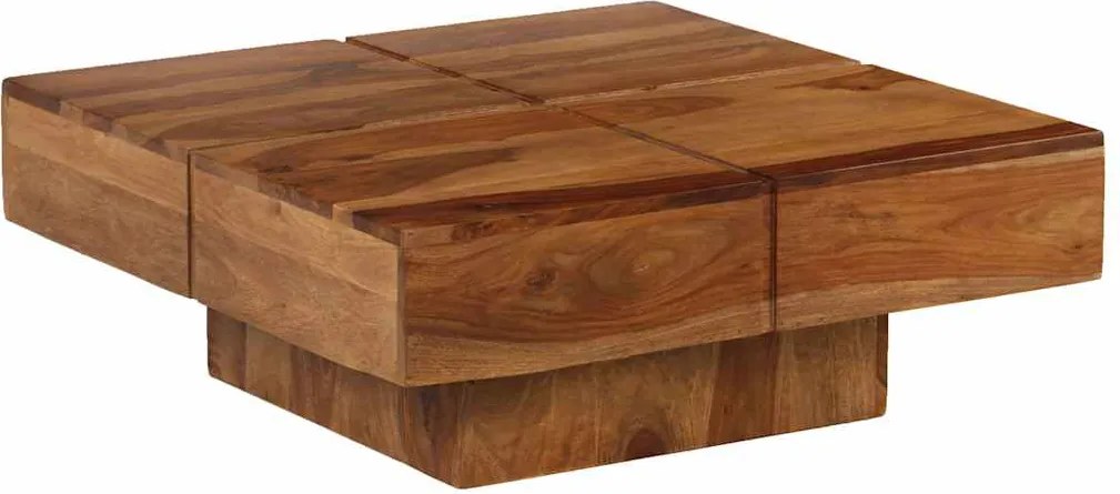 Konferenční stolek 80 x 80 x 30 cm masivní akáciové dřevo 246250