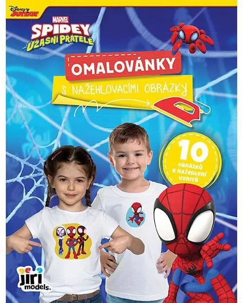 Jiri Models Omalovánky s nažehlovacími obrázky Spidey | BIANO