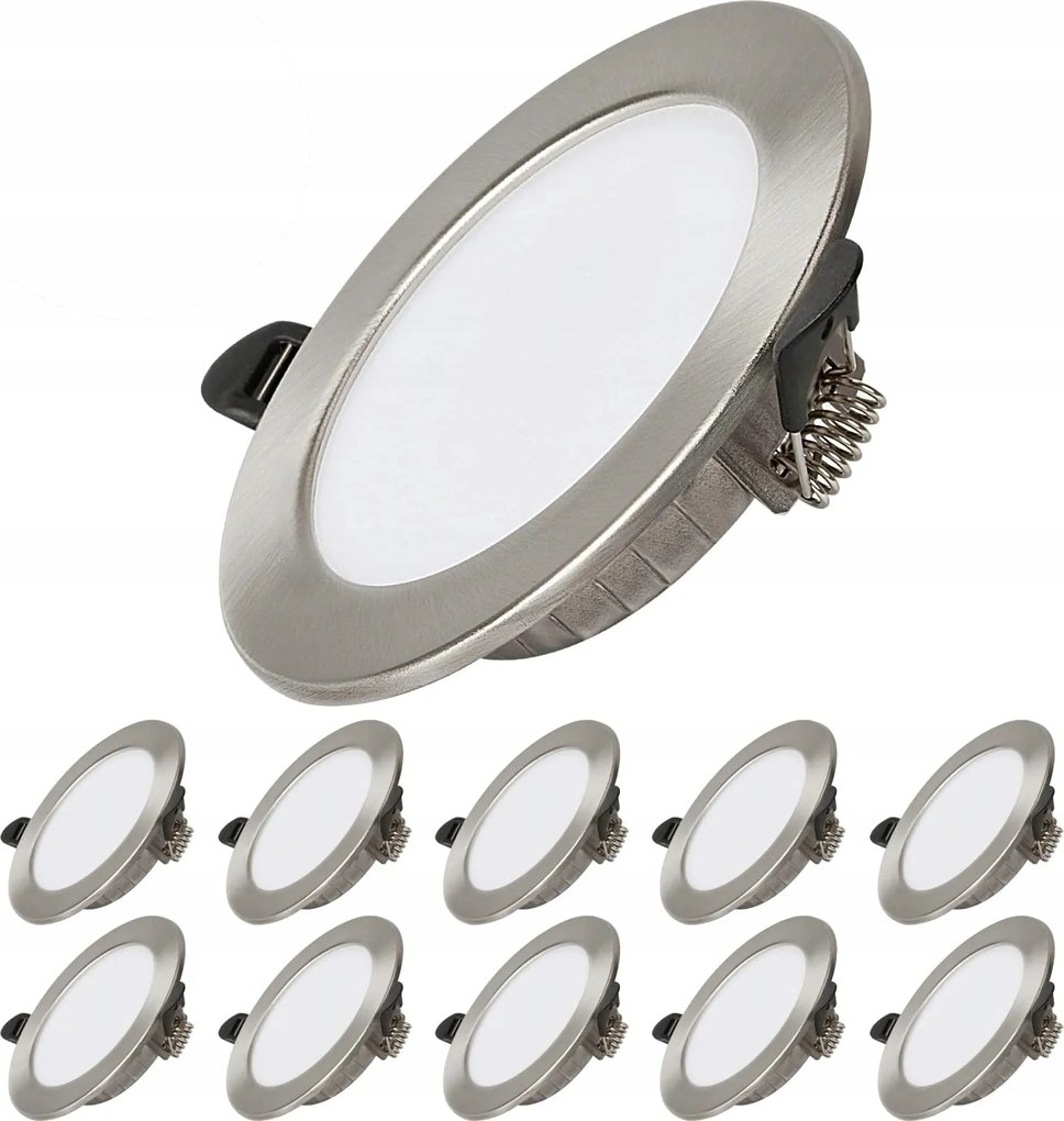 Kulaté Stropní Svítidlo Led bodové reflektorové zabudování 7W 70W 700lm, 10 Ks