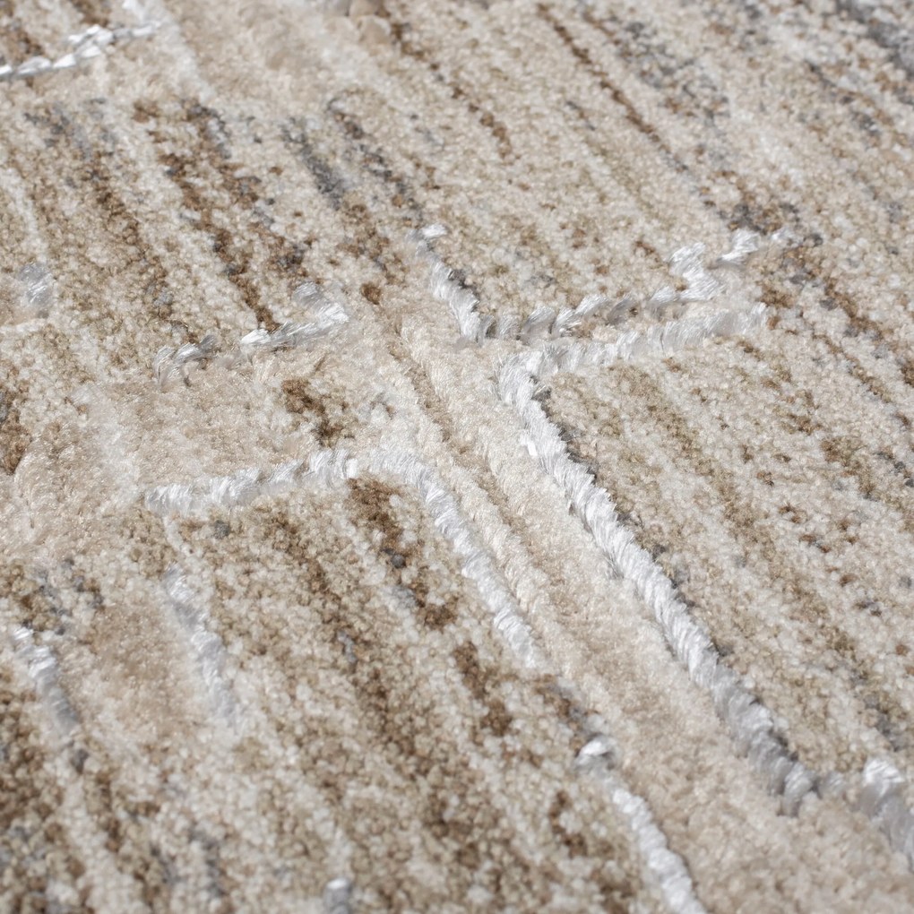 Flair Rugs, Kusový koberec Evelyn Matilda Natural, 120x170, béžová, ložnice