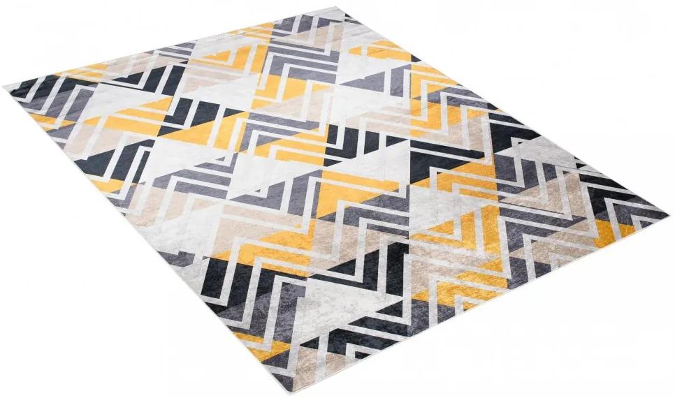 Výrazný trendy koberec s geometrickým vzorem Šířka: 120 cm | Délka: 170 cm