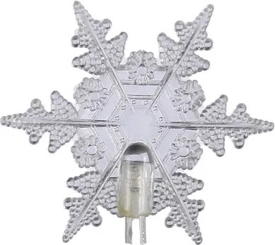 Vánoční LED závěs se sněhovými vločkami 95 LED