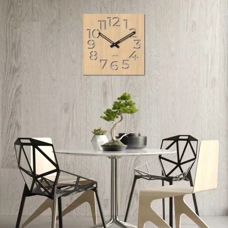Moderní dřevěné nástěnné hodiny | Minimalistický design do interiéru I SENTOP HDFK033