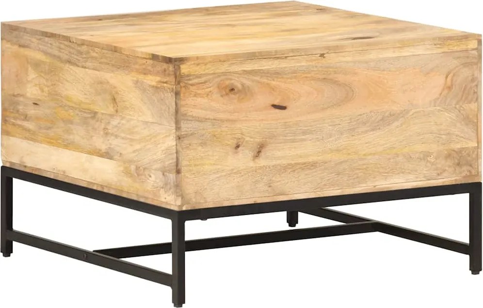 Konferenční stolek 67 x 67 x 45 cm masivní mangovníkové dřevo 320375