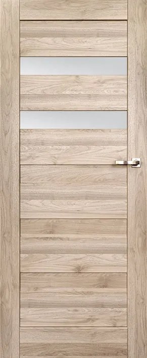 Interiérové dveře vasco doors MALAGA model 3 Průchozí rozměr: 80 x 197 cm, Orientace dveří: Levé dveře, Dekor: Dub Viking