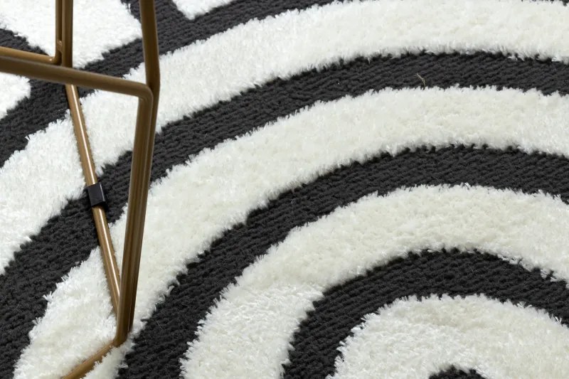 Dywany Łuszczów Kusový koberec Mode 8629 cream/black ROZMĚR: 80x150