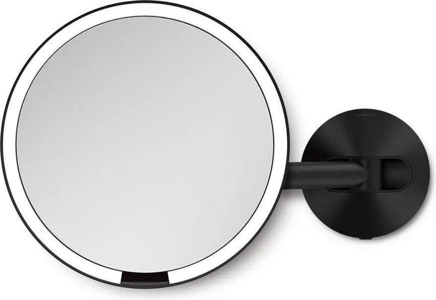 Nástěnné/kosmetické zrcadlo s osvětlením/zvětšovací (zvětšení 5x) 8x23 cm Sensor – simplehuman