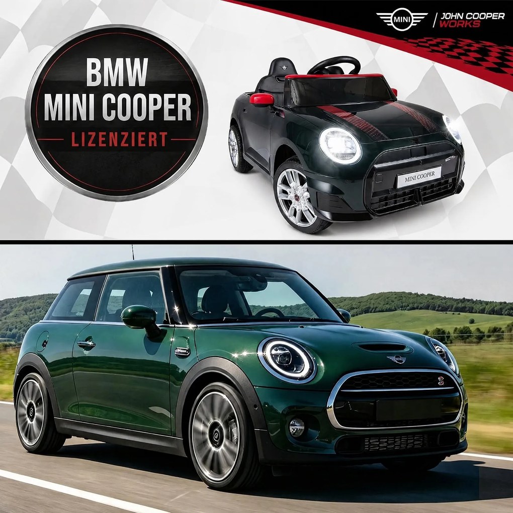 Costway Dětské autíčko 12 V BMW Mini Design Elektrické autíčko