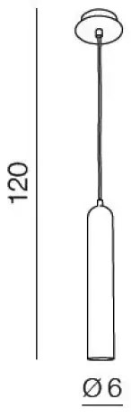 Minimalistické svítidlo Tubo