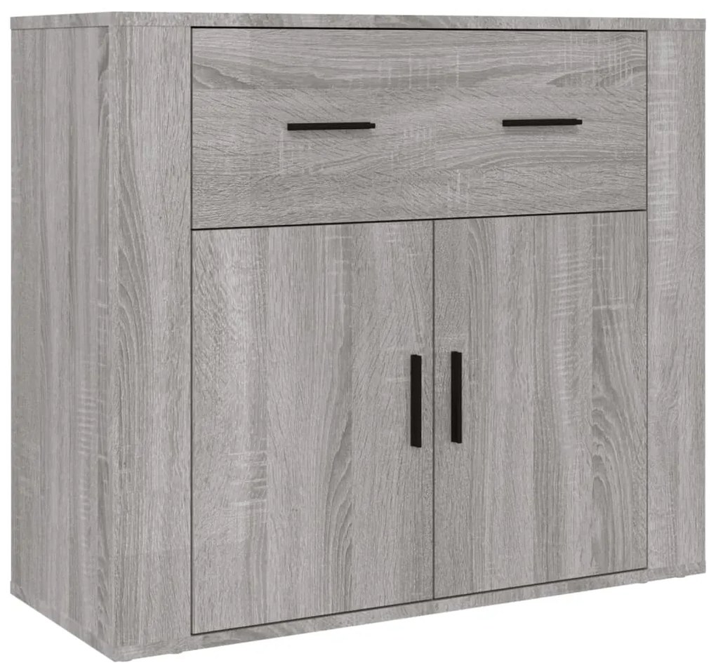 Skříň highboard šedá sonoma kompozitní dřevo