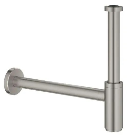 Grohe - Designový sifon, Satin Steel 28912MS0