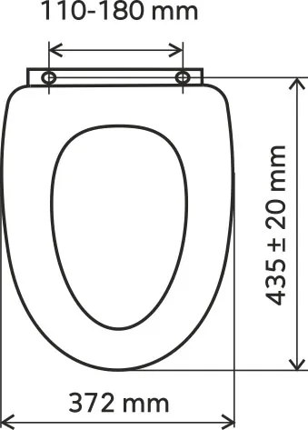 Novaservis - sedátko dýhované MDF, WC/JASAN