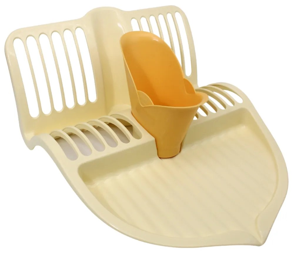 BAMA Plastový odkapávač na nádobí Barva: žlutá