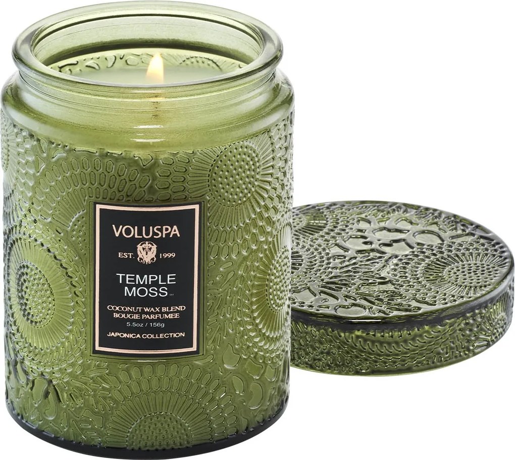 Voluspa svíčka Temple Moss, 156 g