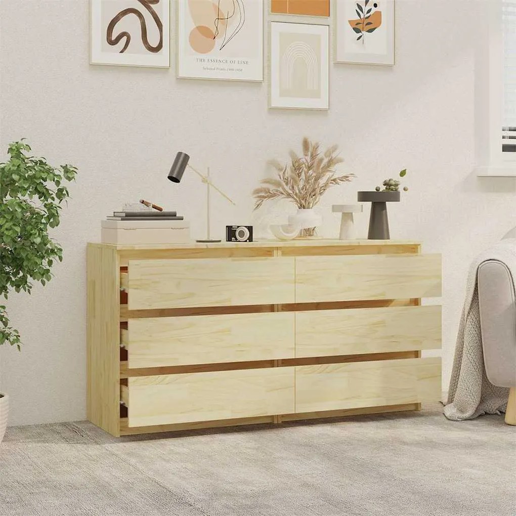 Noční stolky 2 ks 60 x 36 x 64 cm masivní borovice 3093547