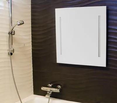 Deflee luxusní zrcadlo LUMINA WHITE 70/70 s osvětlením 901-312zrcadlové sklo  70 cm x 70 cm