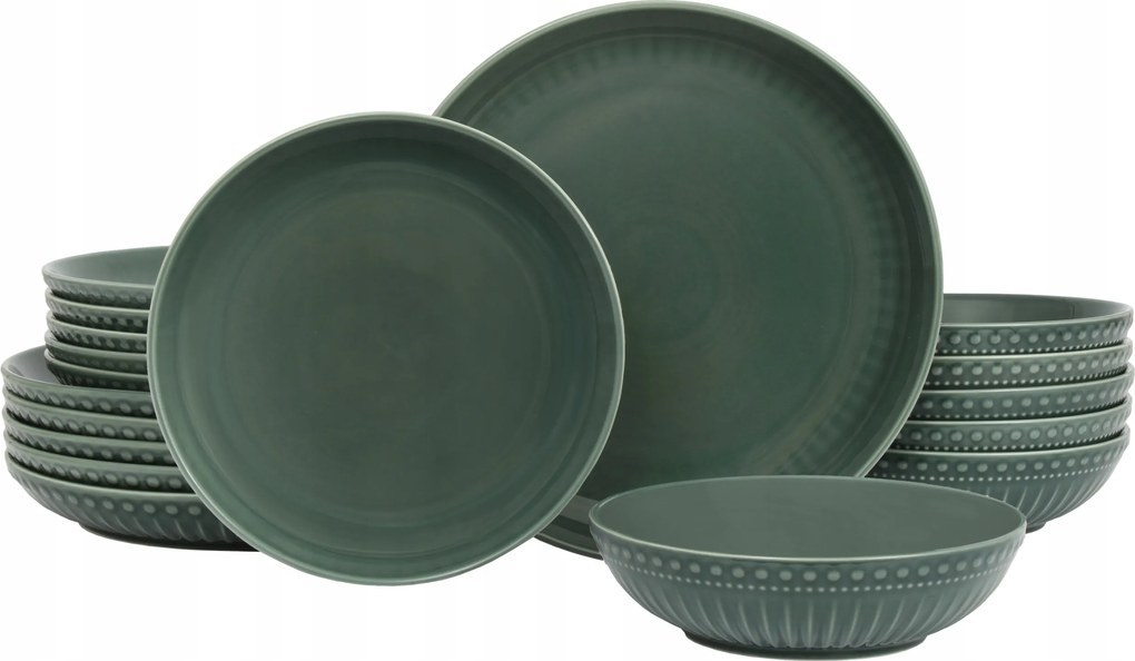 Jídelní Servis Sada talířů Casablanca Ocean 6 Osob 18 prvků