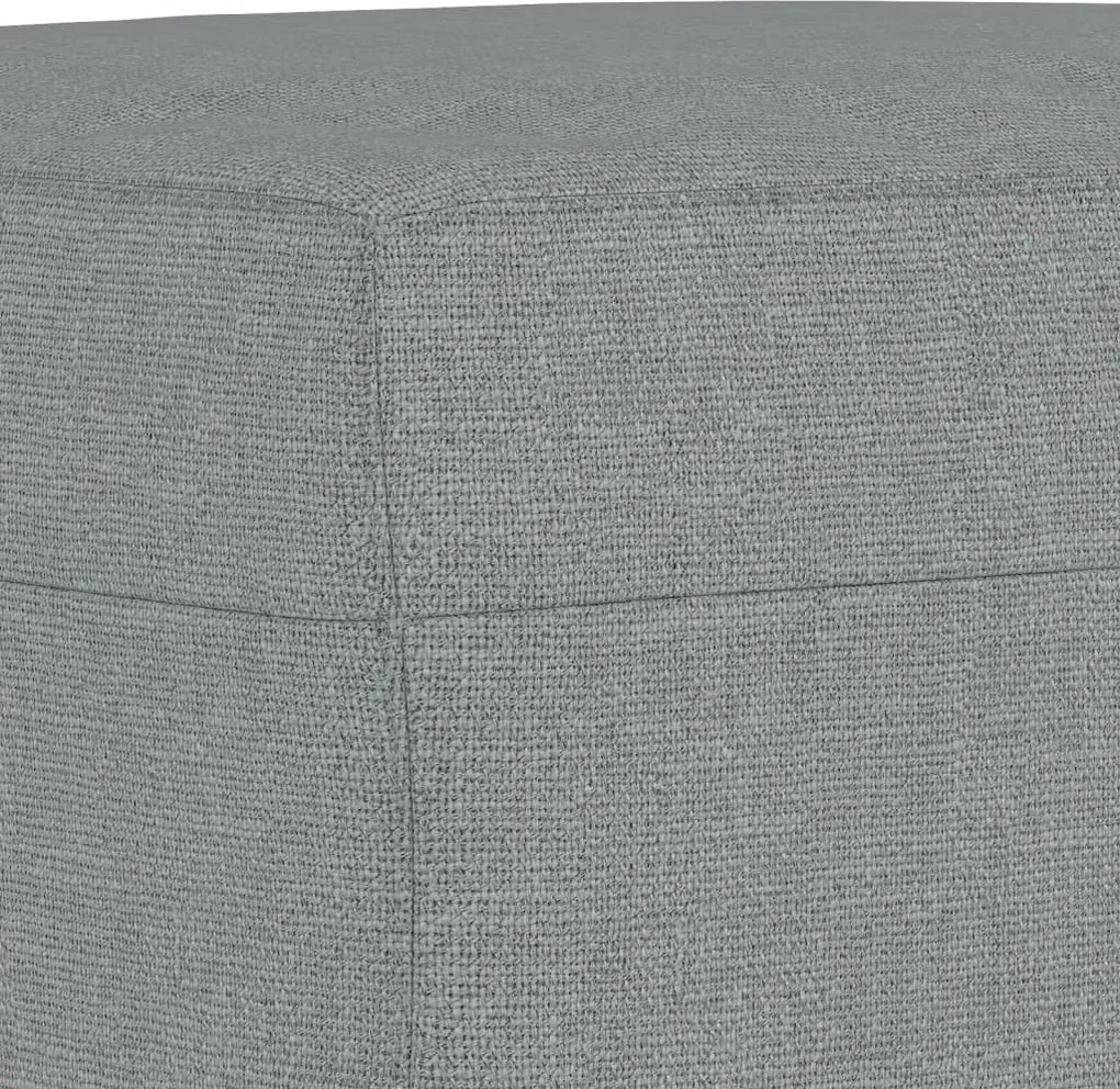 3dílná sedací souprava s poduškami světle šedá textil 3202094