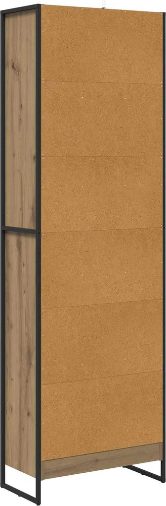 Knihovna 60 x 30 x 189,5 cm Kompozitní dřevo Umělecký dub 3403003