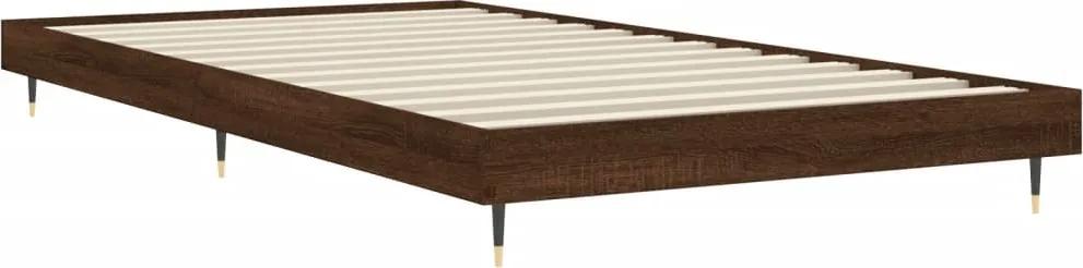 vidaXL Rám postele 90 x 190 cm kompozitní dřevo [832204] Barva: bílá s vysokým leskem