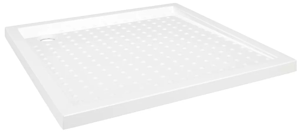 vidaXL Marketos Sprchová vanička s puntíky bílá 90 x 90 x 4 cm ABS