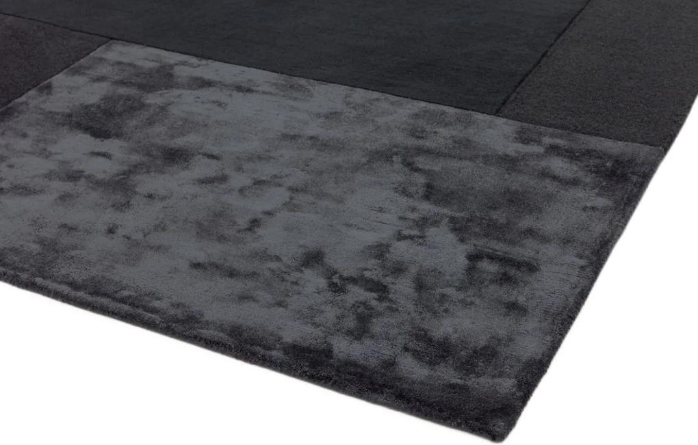 Černý  koberec Kitkat Charcoal Rozměry: 160x230 cm