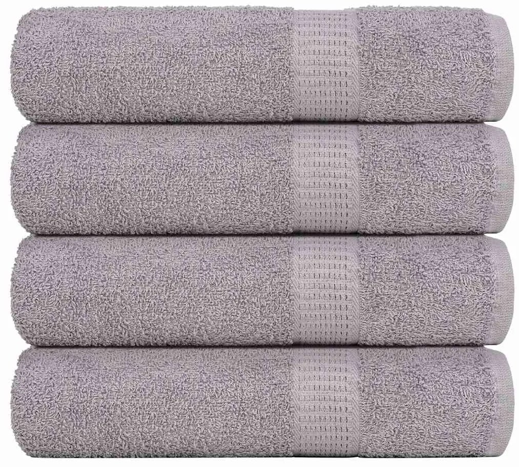 Ručníky FROGN 4 ks šedé 100x150 cm 360 g/m² 136837