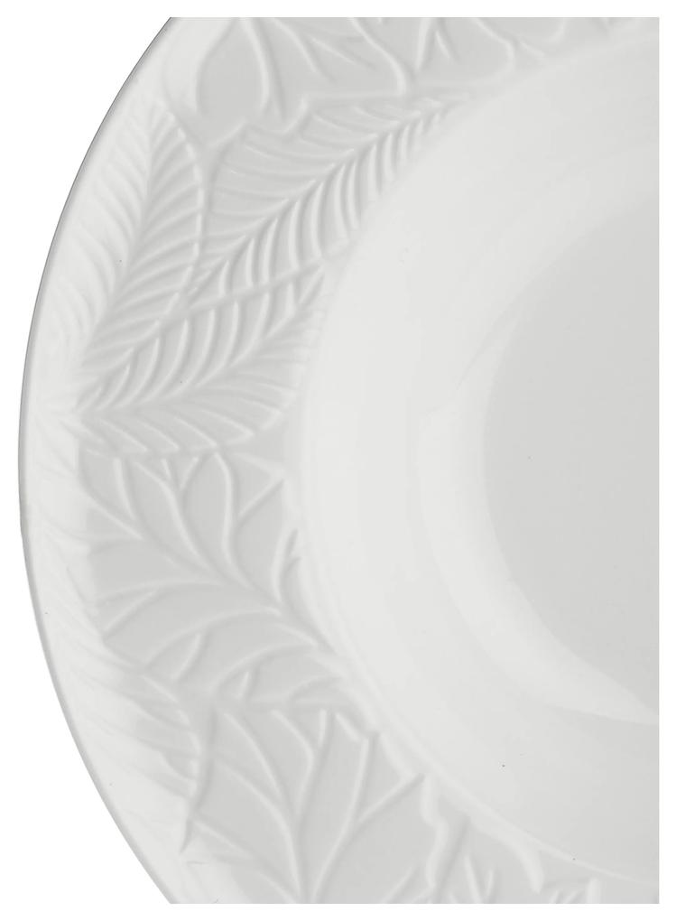 La Porcellana Bianca Sada 6 ks porcelánových talířů Bosco na polévku 23 cm