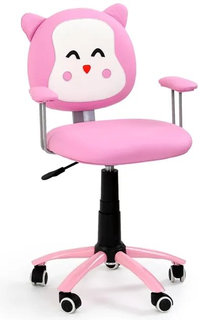 HALMAR KITTY dětská židle růžová