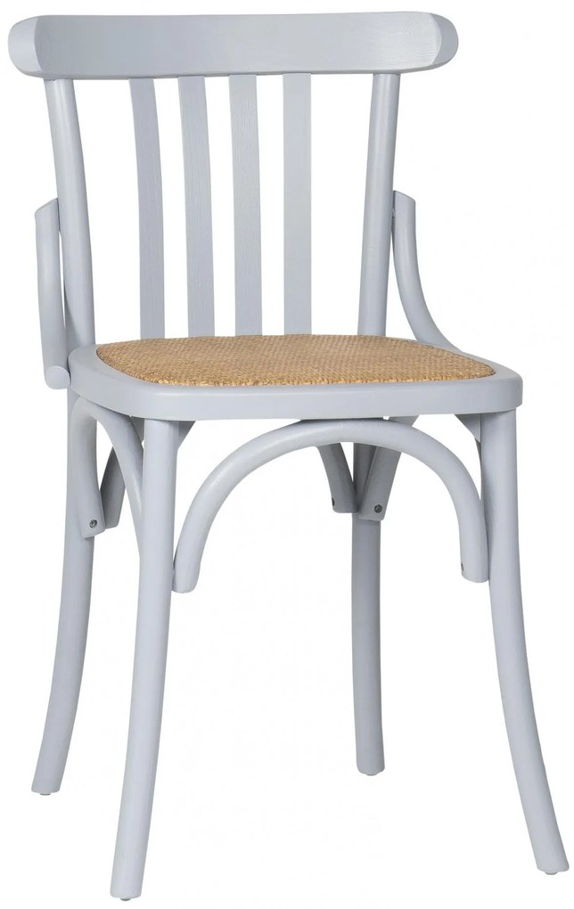 IB LAURSEN Dřevěná židle Marais Grey, šedá barva, dřevo, kov
