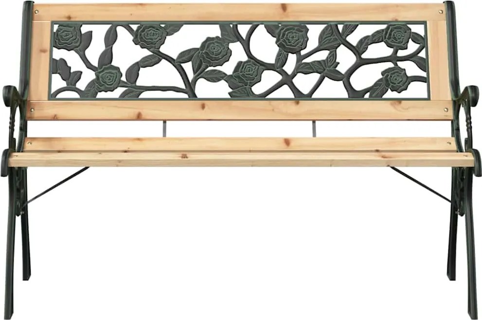 Zahradní lavice 2 -Seater 116 x 54 x 73 cm dřevo Hnědá 319570