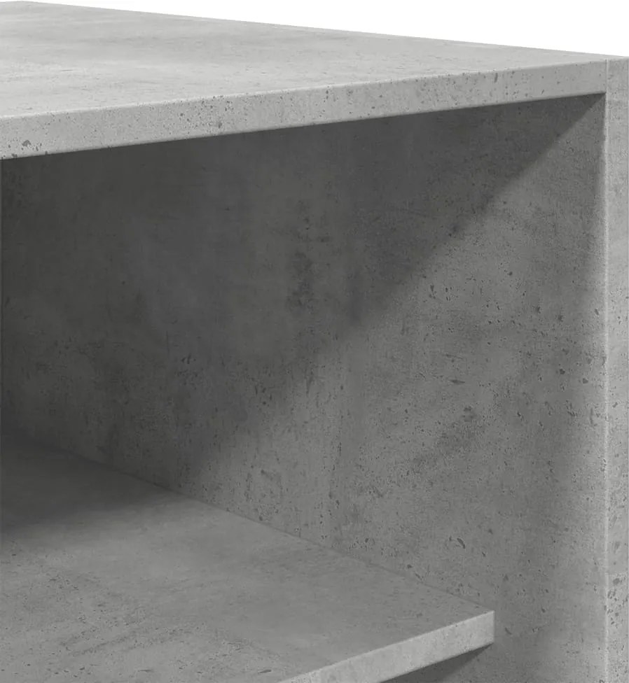 Šatní skříň betonově šedá 50 x 50 x 200 cm dřevotříska 3307786