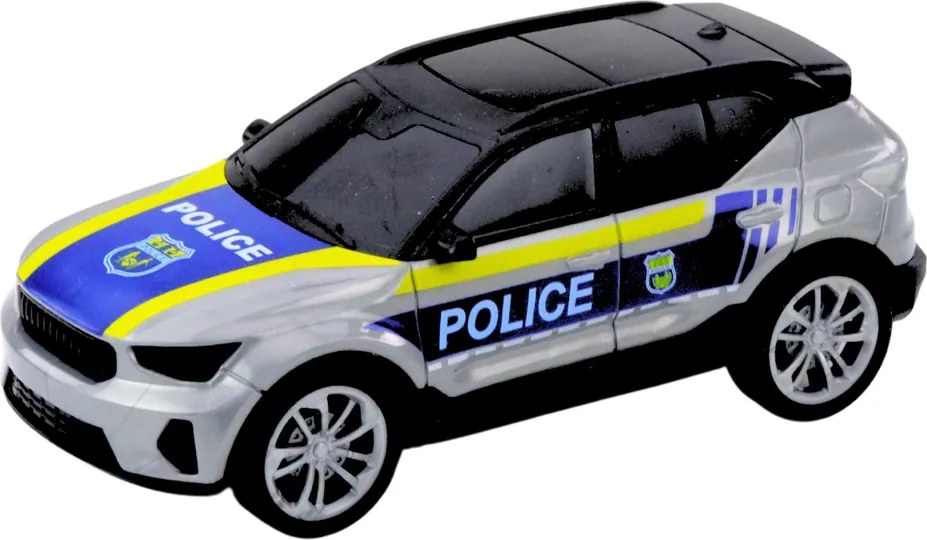 LEAN Toys Policejní souprava kamion, vrtulník a auto, světla a zvuky