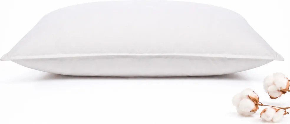 Bavlněný polštář NATURAL COTTON - pro spaní na boku: 50x70cm