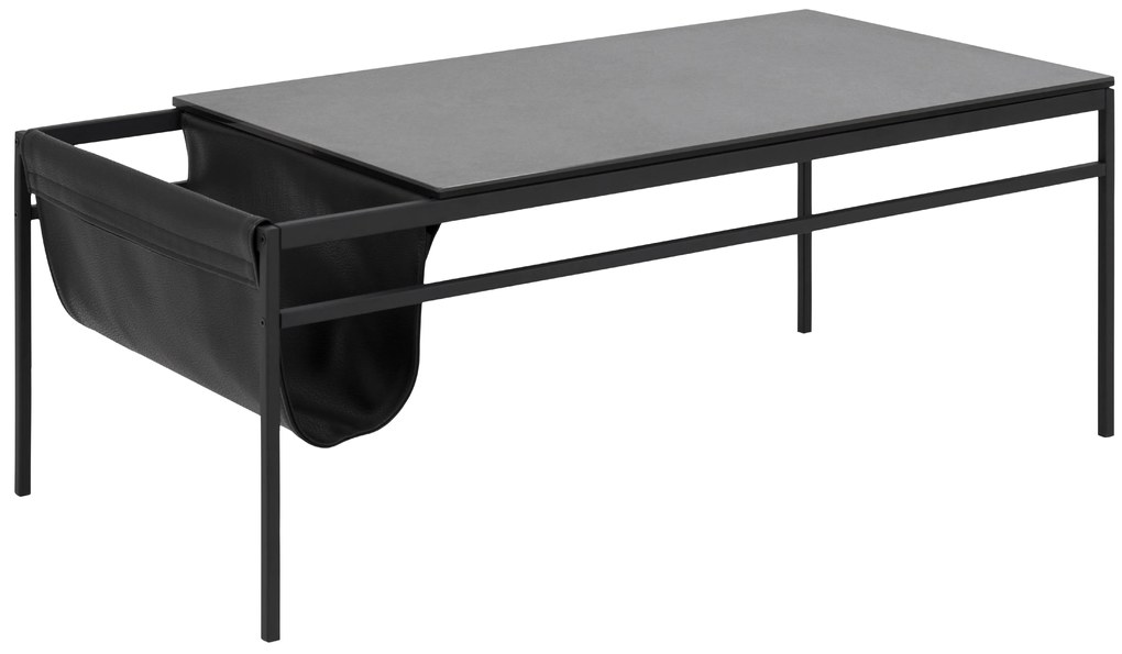 Actona Černý konferenční stolek Segura, 115x58x45 cm
