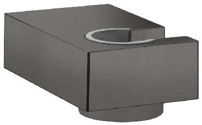 Hansgrohe - Nástěnný držák sprchy Porter E, kartáčovaný černý chrom 28387340