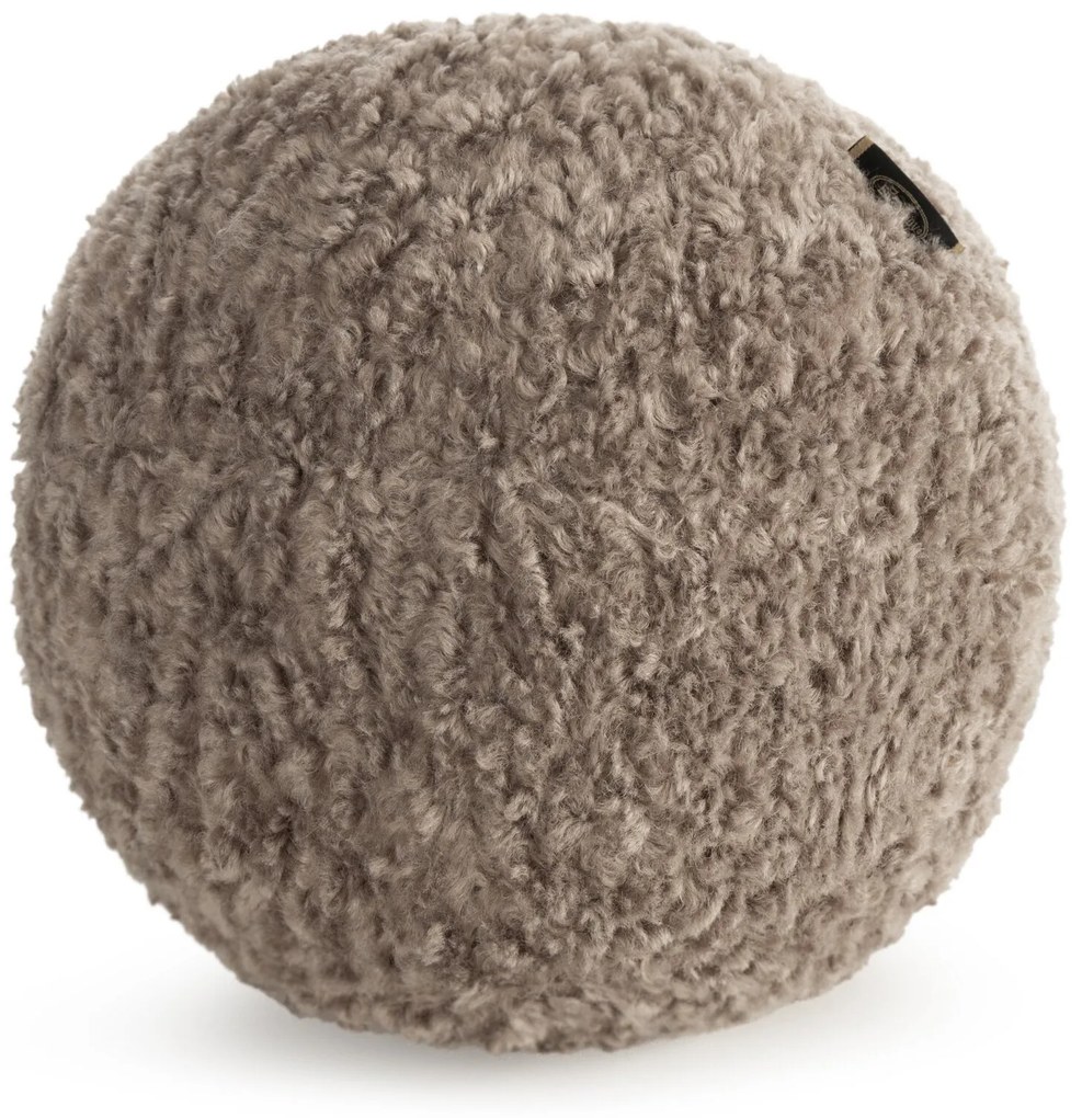 DEKORAČNÍ POLŠTÁŘ BUKLA09 (FI) 24 CM BÉŽOVÁ