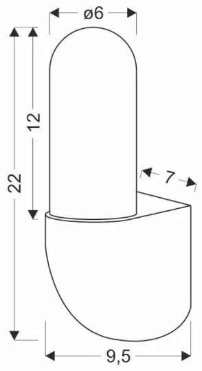 Venkovní nástěnné svítidlo GYNURA 1xGU10/35W/230V IP65 černá