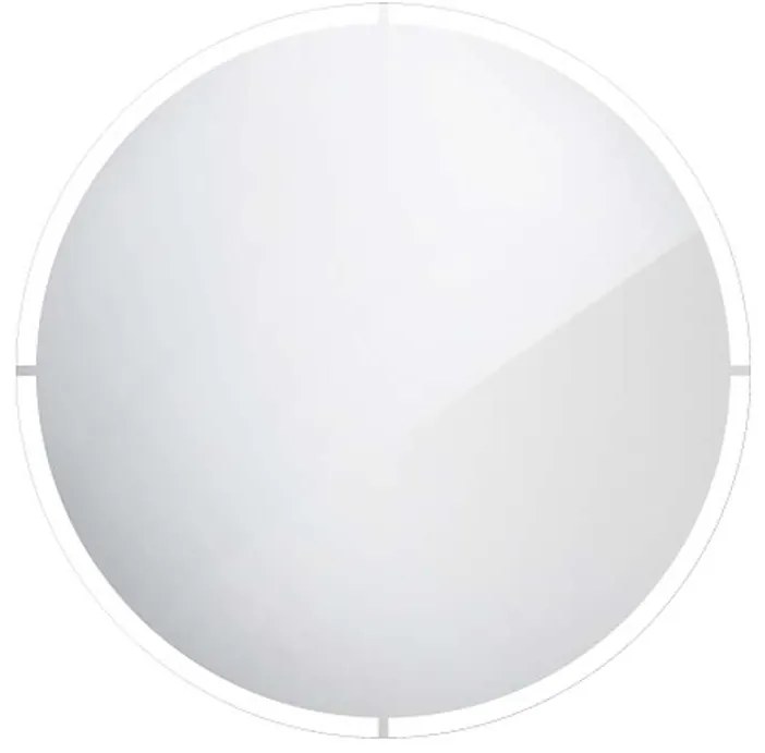 Nimco - Zrcadlo s LED osvětlením, 80 cm, hliník ZP 24002R