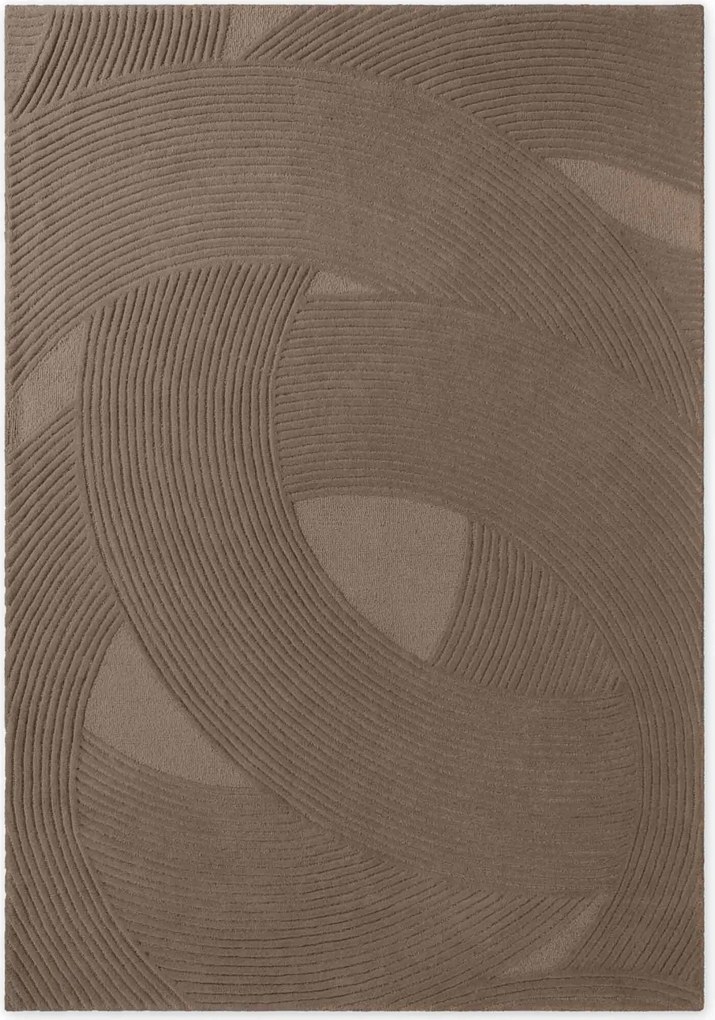 Ted Baker, Kusový koberec Ted Baker Kensington 106401 Brown, 200x300, hnědá, kancelář