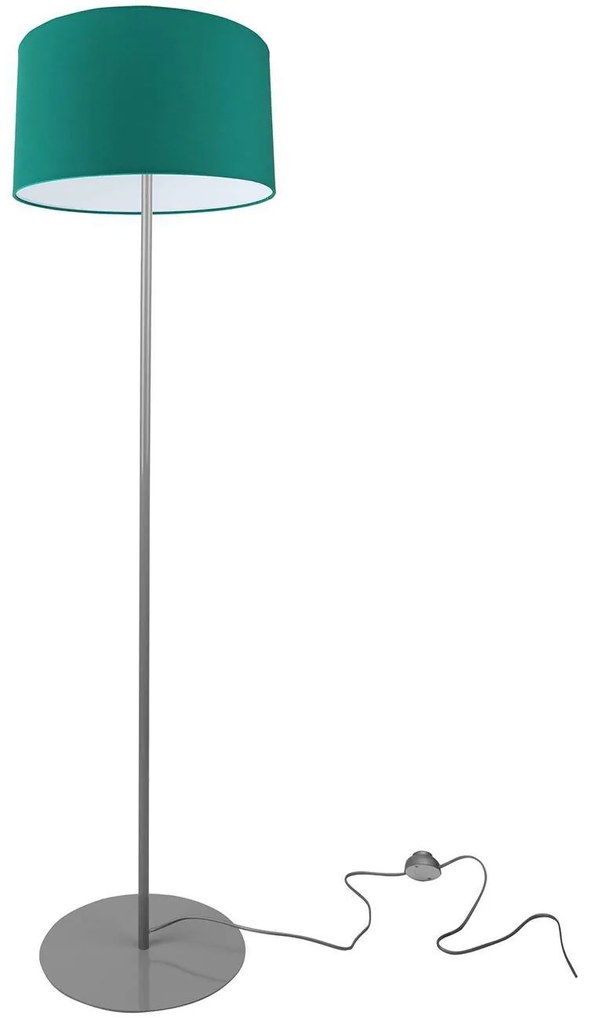 Stojací lampa Indigo, 1x textilní stínítko (výběr z 10 barev), (výběr ze 3 barev konstrukce), o