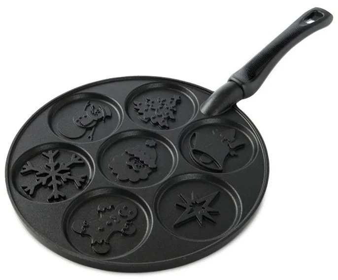 Hliníková pánev na lívance s vánoční motivy Nordic Ware Holiday Pancake Pan