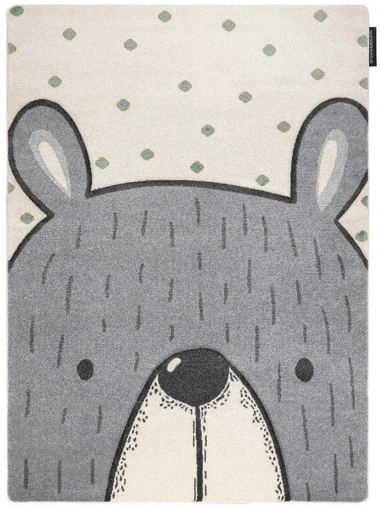 Dywany Łuszczów Dětský kusový koberec Petit Bear cream Rozměry koberců: 120x170