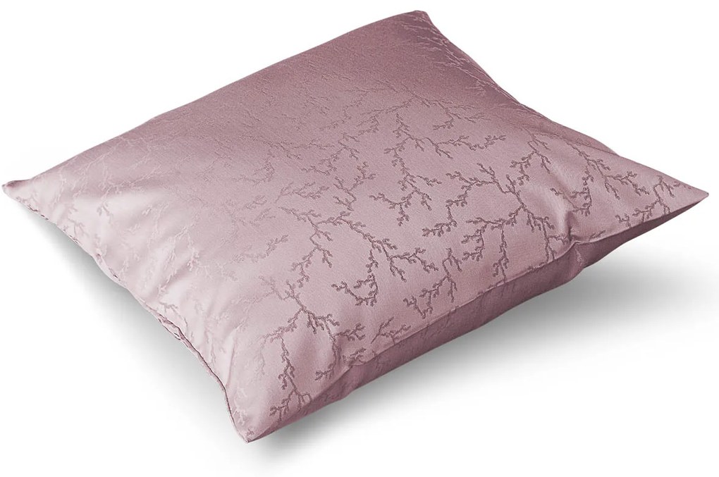 Povlak na polštář Veba TENCEL/COLY Větvičky starorůžová Velikost: 40x40 cm