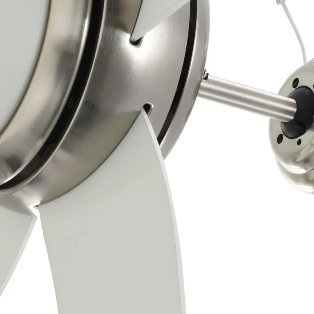 vidaXL Ozdobný stropní ventilátor se světlem 128 cm [50538] Barva: Hnědá