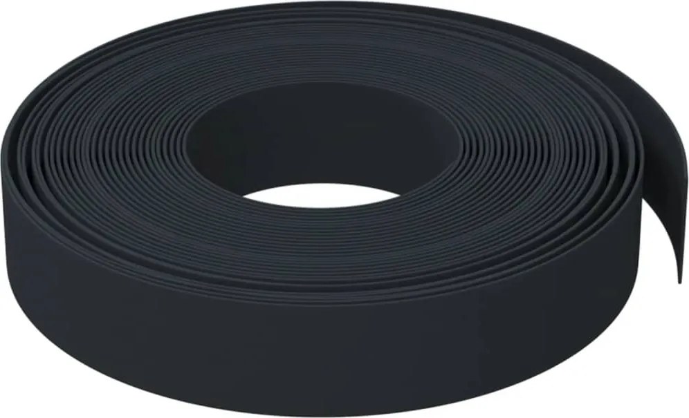 Travní lem černý 10 m 10 cm polyethylen 154394