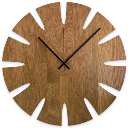 Dřevěné hodiny luxusní design s přírodním zpracováním | SENTOP MAS014-AMBER