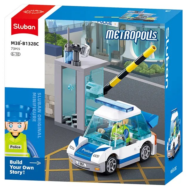 Sluban Metropolis M38-B1328C Policejní vůz