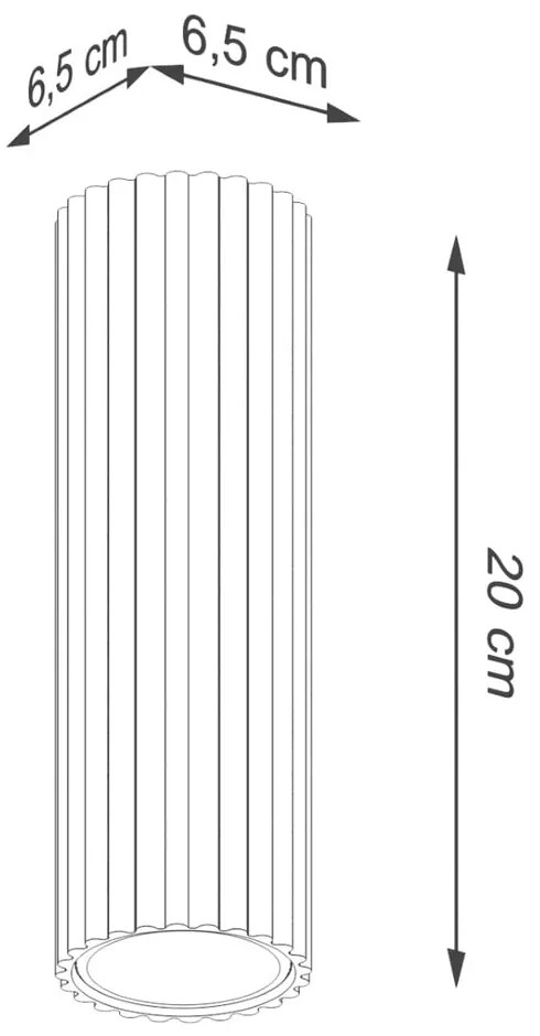 Zelené bodové svítidlo Gleam – Sollux